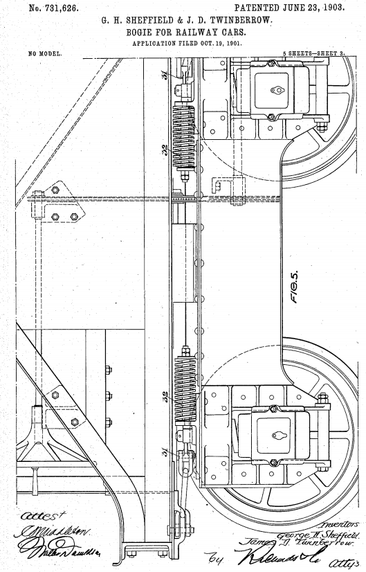 Scheffel Bogie Bolster Self Steering Bogie For Railway Spare Parts